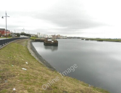 Photo 6x4 Barry Docks With the new waterfront development in the ...