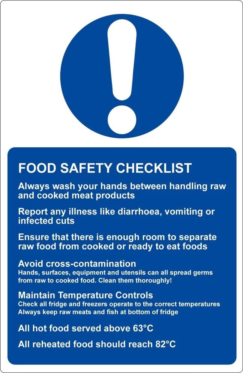 Food Safety Signs