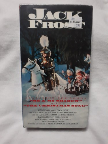 Jack Frost (VHS 1979) BRAND NEW FACTORY SEALED Rare STOP MOTION CLASSIC ...