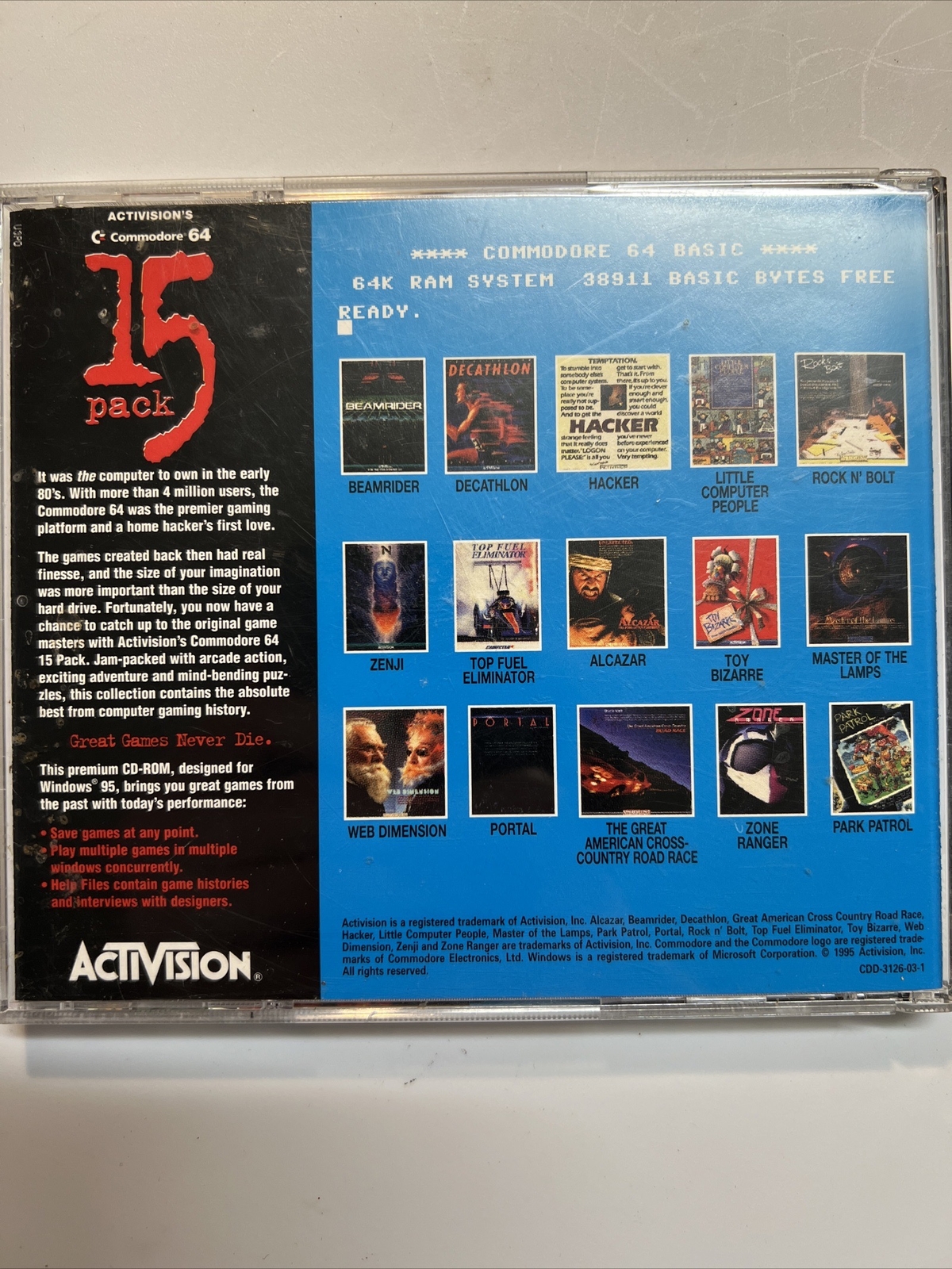 Activision's Commodore 64 15 pack (PC, 1995) for sale online | eBay