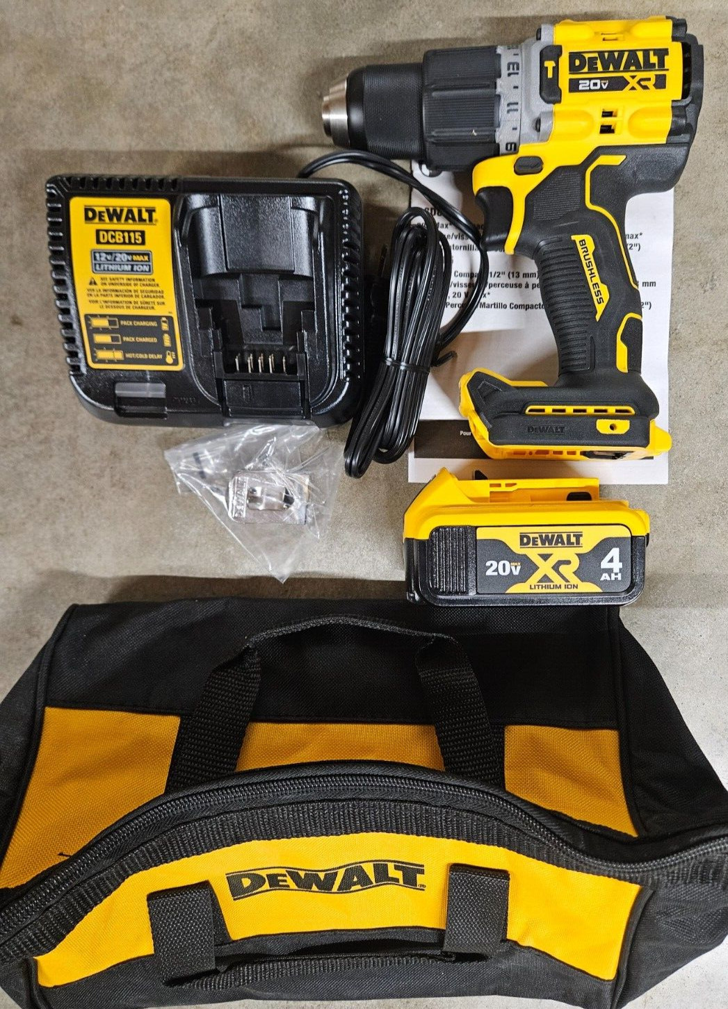 NEW DeWalt 20V Max XR Brushless 1/2' Hammer | Grelly USA