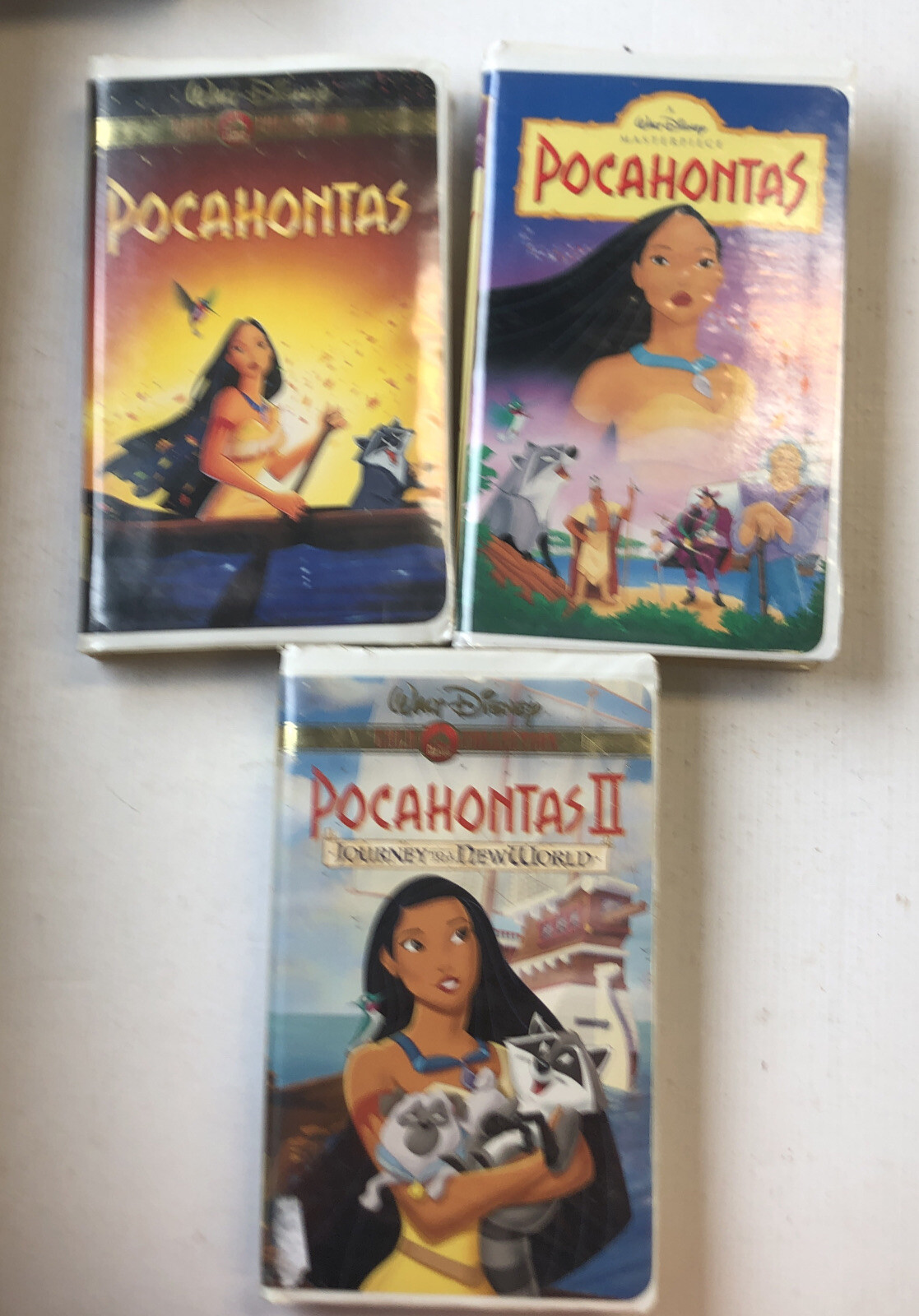 Pocahontas Gold Collection & Masterpiece Bundle VHS(1995) | eBay