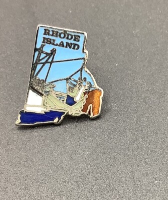 Vintage Mafco State Pin Rhode Island | eBay