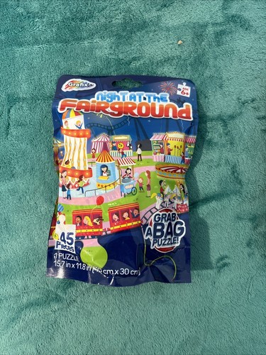 Night at the Fairgrounds Jigsaw Puzzle 45-Piece Ages 6+ Graphix | eBay