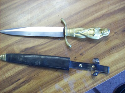 Vintage Korium Knife Dagger "The Maiden" Nude Lady W/Fact Edge Germany ...