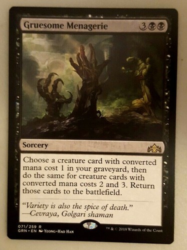 1x Gruesome Menagerie Guilds of Ravnica MTG Magic the Gathering NM | eBay