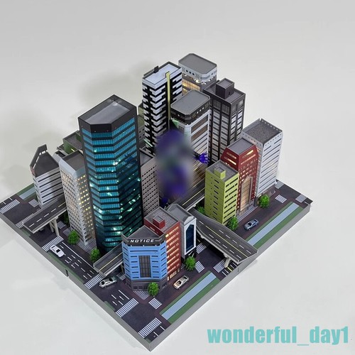 1/350 Office Buildings Building Model EVA City Scene Street Model Set ...