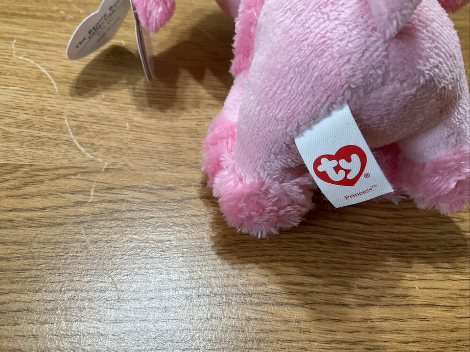 Collectible TY Plush Pink Stuff Toy Princess Poodle Small Tags | eBay