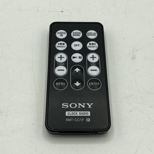 Genuine Sony Clock Radio Remote Control RMT-CC7iP Tested Working | eBay