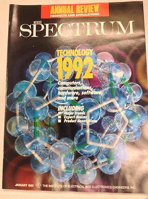 IEEE Spectrum Magazine Technology 1992 Computers January 1992 FAA ...