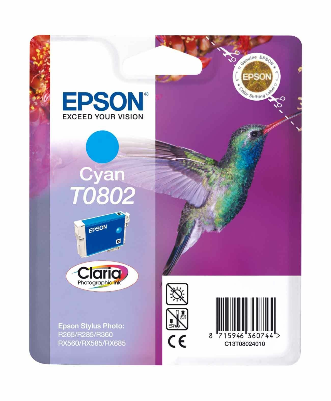 EPSON T0801 T0802 T0803 T0804 T0805 T0806 (T0807) Hummingbird Ink ...