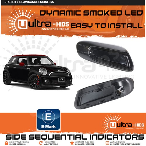 2x Dynamic Sequential LED Light Repeater Indicator Mini Cooper S F55 ...