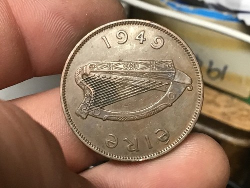 1949 IRELAND Large Penny 30.9 mm, Good Luck, Irish Large Cents, 1 Coin ...