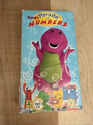 Barney & Friends Parade Of Numbers (VHS, 1996) Video Tape Kid's Rare | eBay