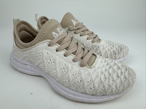 APL Techloom Phantom Womens Size 6 Beige Cream Athletic Running Shoes ...