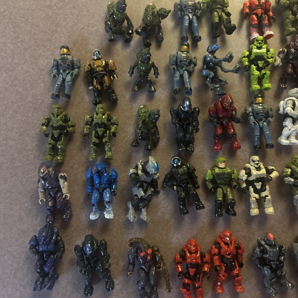 HUGE LOT Of 46 HALO Mega Bloks Mini Figures | eBay