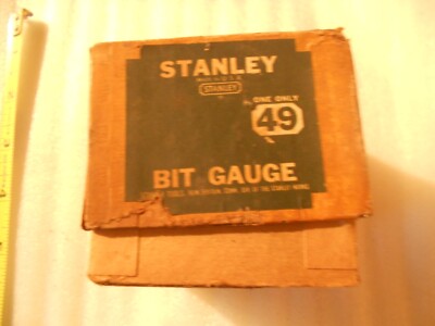 Stanley: Bit Gauge w/Box, No. 49, Woodworking | eBay