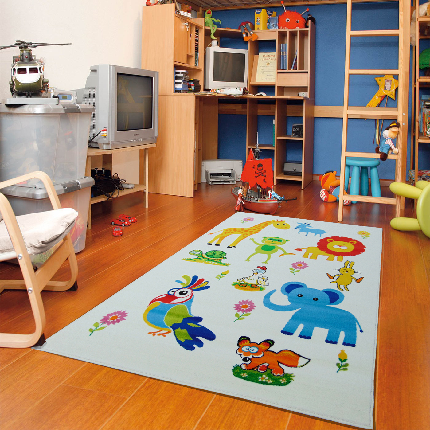 Kids Area Rug Kids Rugs 5x7 Playroom Rugs Classroom Rug Educational Rug ...