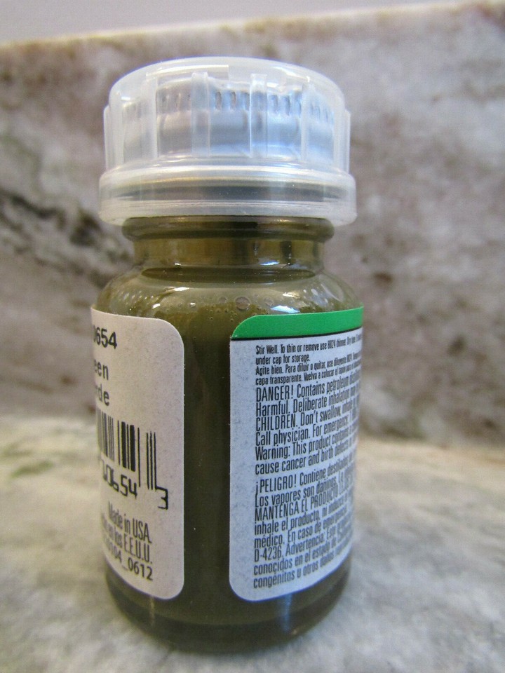 FLOQUIL ENAMEL STAIN by TESTORS MODEL PAINT 1oz 1 OUNCE - GREEN | eBay