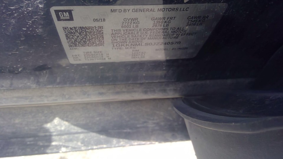 GMC Acadia 2018-2021 Engine 3.6L VIN S 8th digit opt LGX 12674037 ...