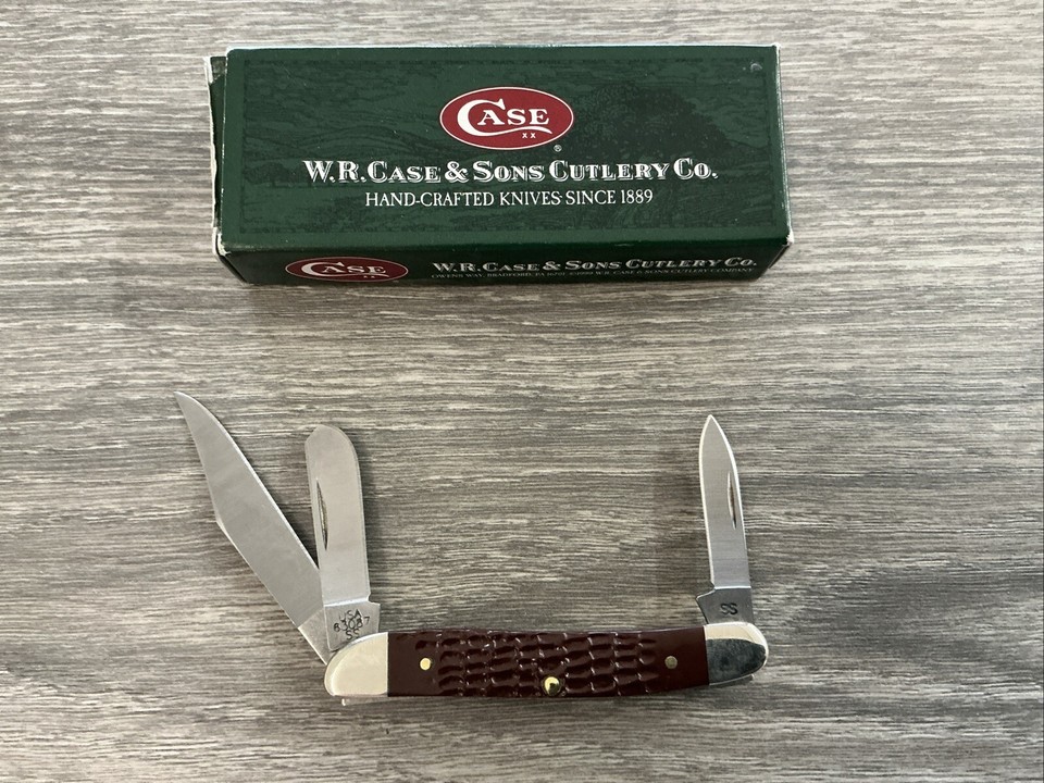 Case XX 00081 Small Stockman Folding Pocket Knife 2008 Delrin ...