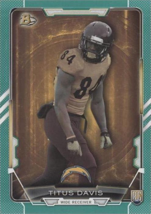 2015 Bowman - Rookies Titus Davis #98 Green /99 (RC) for sale online | eBay