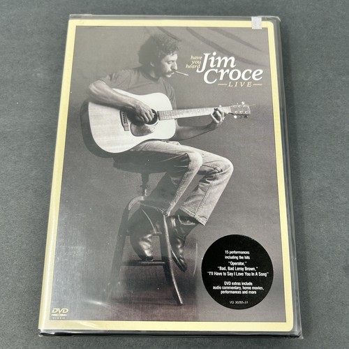Jim Croce - Have You Heard: Jim Croce Live (DVD, 2003) New Sealed FAST ...