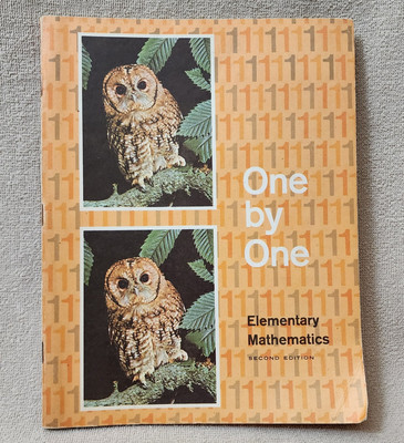 Vintage 1968 Grade 1 One By One Elementary Mathematics Book 2nd Edition ...