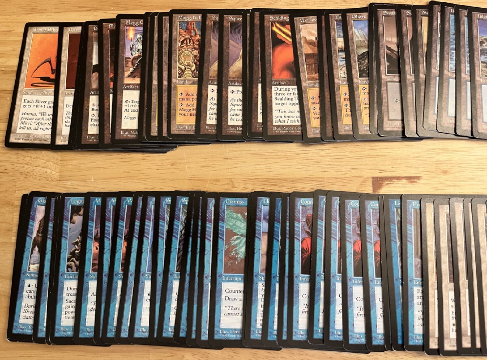 MTG Magic the Gathering TEMPEST Lot of 200+ Cards w/ Deck Box ...
