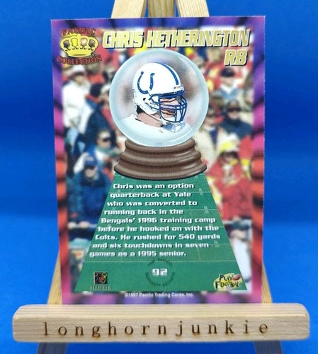 1997 Pacific Dynagon Best Kept Secrets Chris Hetherington RC rookie ...