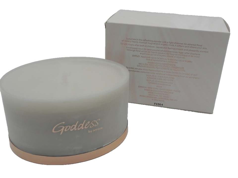 Avon Goddess Shimmer Dusting Powder with Puff, Vintage, 3.5 oz. NIB ...