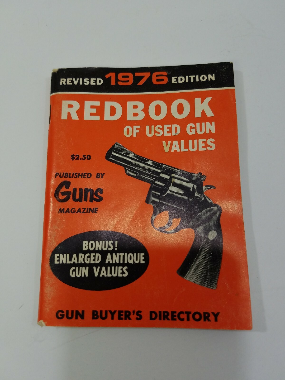 Vintage 1976 Redbook Used Gun Value Book Antique Gun Pricing Guide ...