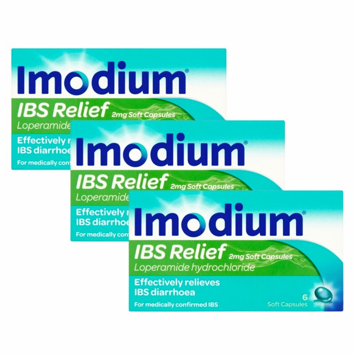 Imodium IBS Relief | Effectively Relieves IBS Diarrhoea | 2mg Soft ...