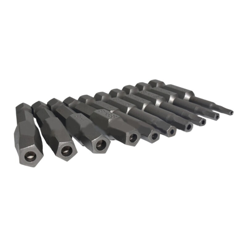 10pcs 5 Sided Security Tamper Proof Screw Driver Drill Bit 50mm/2inch ...