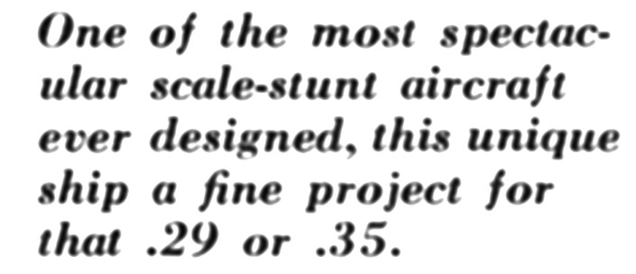 Model Airplane Plans (UC): STUKA Stunt 59" Inverted Gull Wing .29-.35 ...
