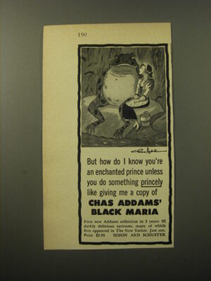 1960 Simon and Schuster Book Advertisement - Black Maria by Charles ...