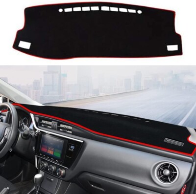 Red Dashboard Anti Sun Glare Carpet Cover Dash Mat Liner Pad Fits 14-18 ...