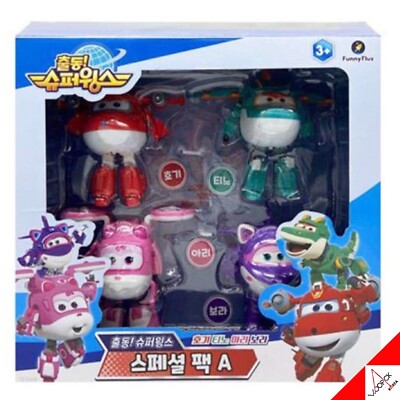 Super Wings Season6 Special Pack A Transformer Robot -Hogi Tino Ari ...