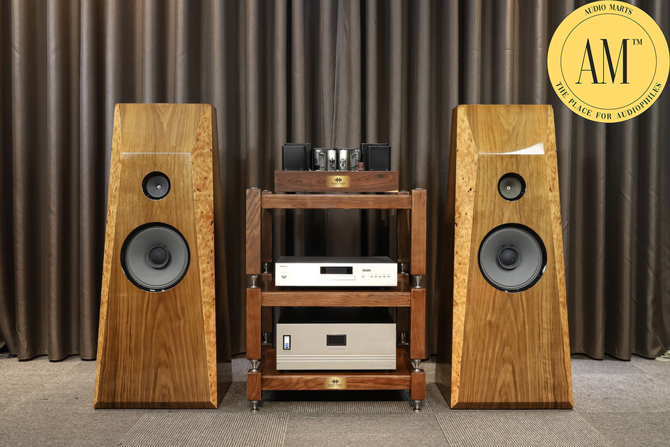 HI-END AUDIO RACK WALNUT WOOD - 3 TIERED | eBay