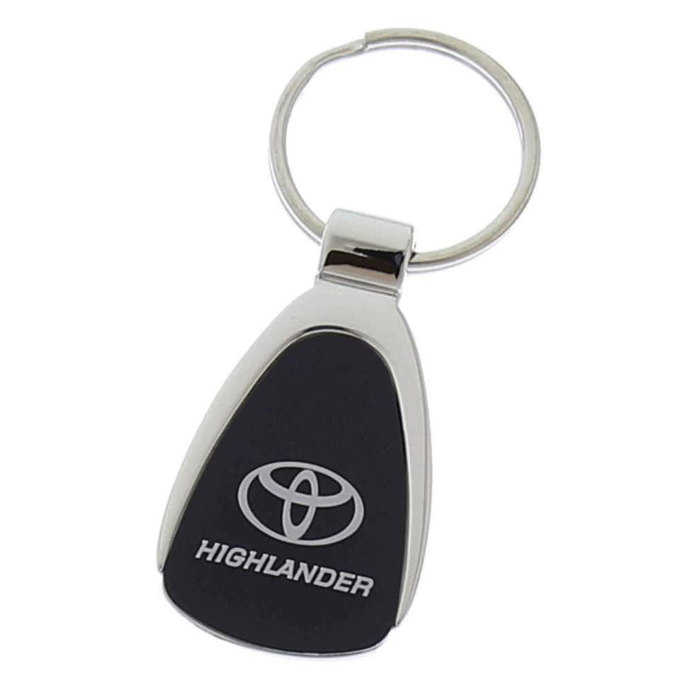 Toyota Highlander Tear Drop Key Ring (Black) | eBay