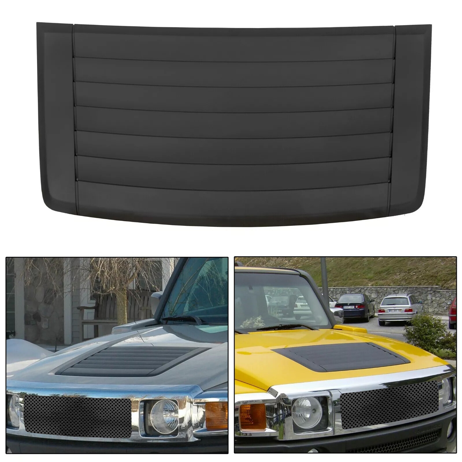 NEW Louver Hood Air Vent Grille Panel For 2006-2010 Hummer H3 20880500 ...