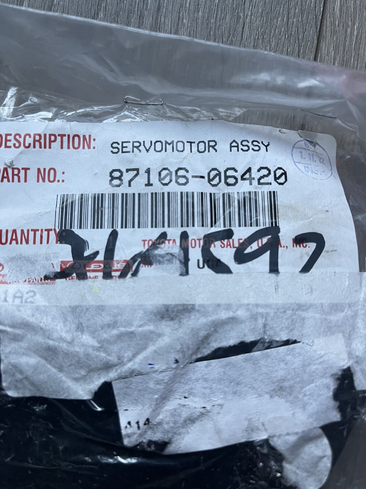 TOYOTA GENUINE OEM DAMPER SERVO DOOR MOTOR 87106-06420 for sale online ...