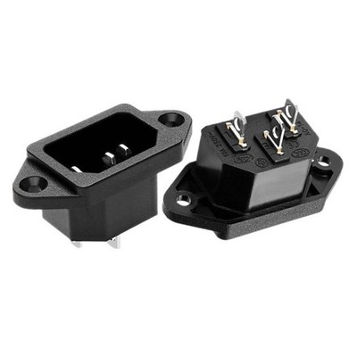 3-Pin AC-04 Charging Socket 250V 10A Power Connector Built-in Female ...