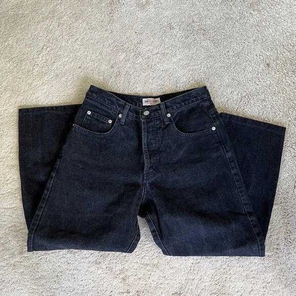 Vintage Guess Jeans Triangle Logo Pocket 90s High Ris… - Gem