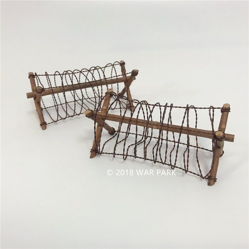 WAR PARK MINIATURES 1:30 WW2 DIORAMA WS001 BARBED WIRE BARRICADE SET | eBay