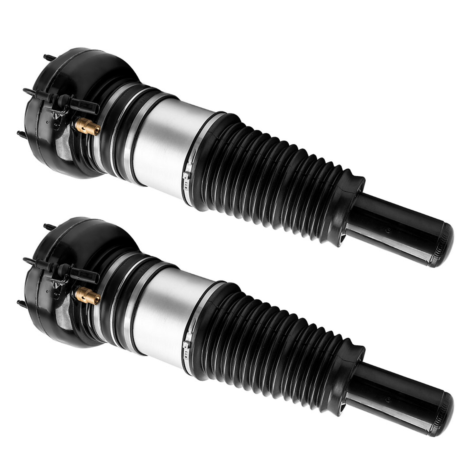 Pair Front Right + Left Air Ride Suspension Struts Shock for Audi A6 C7 ...