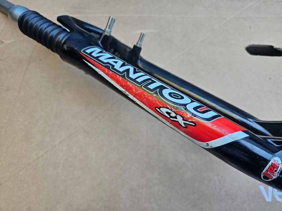 Vintage Manitou SX TPC Mountain Bike Front Fork 1-1/8" Steerer Disc or ...