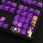 Anime Overlord Albedo PBT Keycaps 108 Keys RGB For Mechanical Keyboard ...