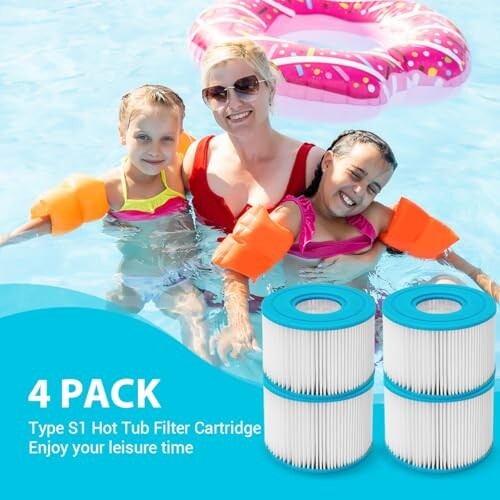 1/4 Pack Type S1 Spa Filters for All Intex PureSpa 28429E, 28403E ...