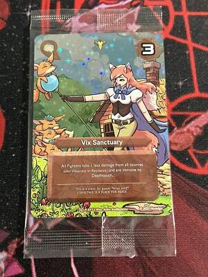 2022 Collect a Con Nostalgix Vix Sanctuary Promo Foil Full Art Card P ...